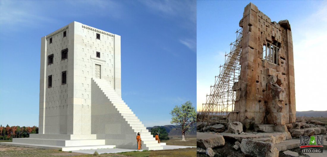 Tomb of Cambyses II Photo Gallery - Iran Travel and Tourism