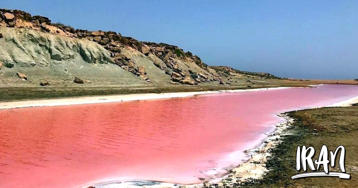 PHOTO: Lipar Pink Lagoon - Chabahar - Iran Travel and Tourism