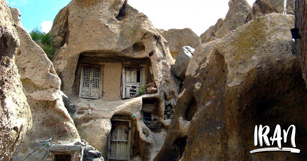 PHOTO: Kandovan Village, Osku, East Azerbaijan Province - Iran Travel ...