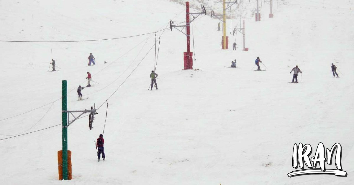 PHOTO: Khor Ski Resort near Karaj-Chalus Road - Iran Travel and Tourism