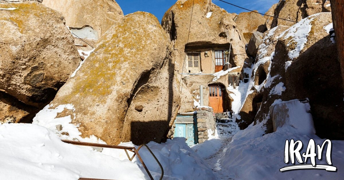 PHOTO: Kandovan Village, Osku, East Azerbaijan Province - Iran Travel ...