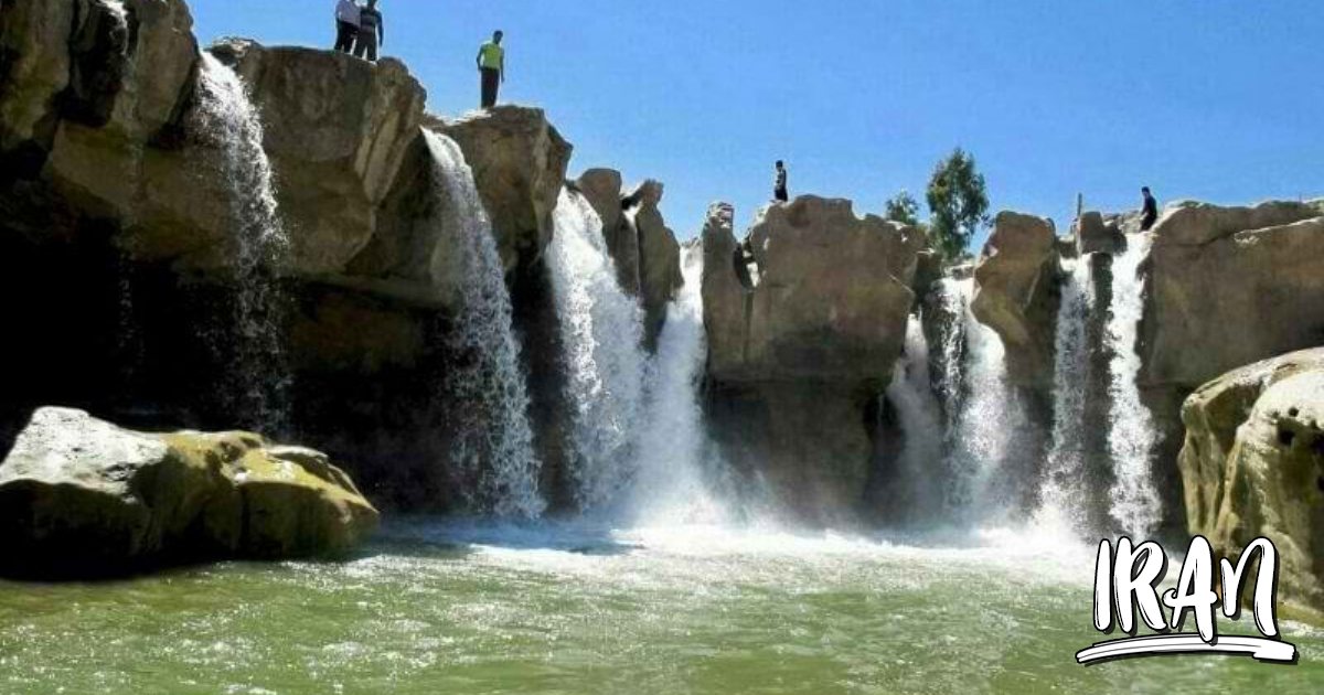 PHOTO: Afrineh Waterfall - Pol-e Dokhtar - Iran Travel and Tourism