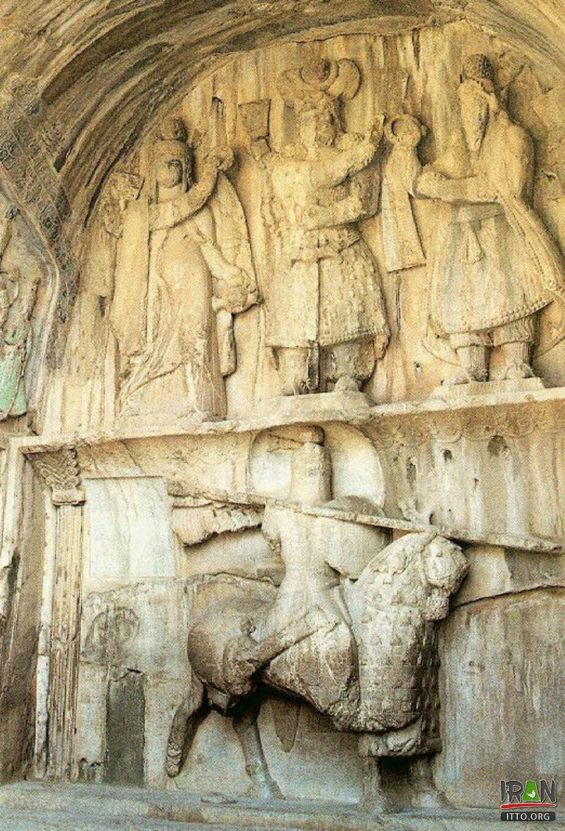 Taq-e Bostan Rock Reliefs Photo Gallery - Iran Travel and Tourism
