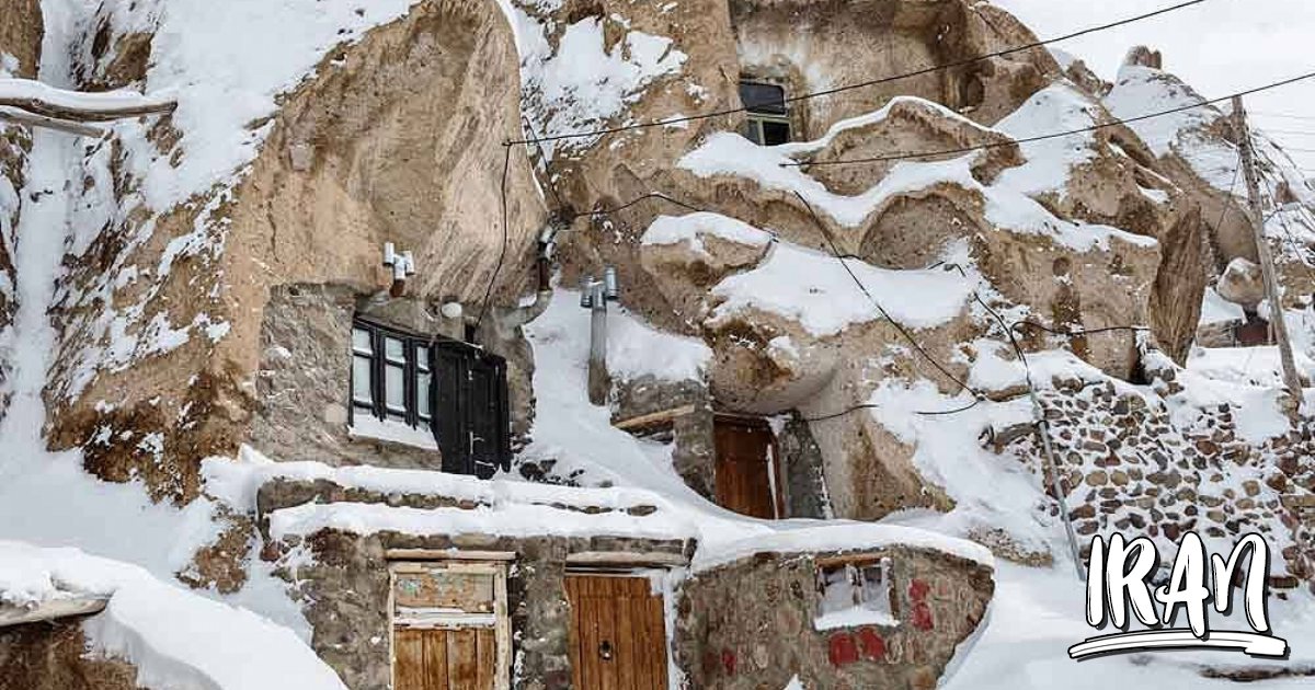 PHOTO: Kandovan Village, Osku, East Azerbaijan Province - Iran Travel ...